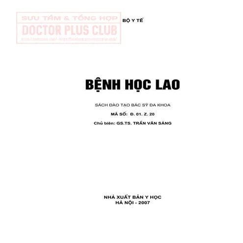 Benh hoc lao gs tran van sang | PDF