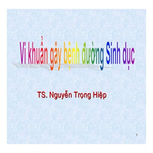 Vi khuan duong sinh duc | PDF