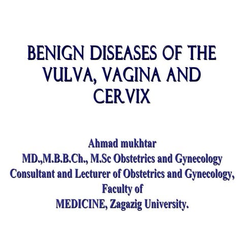 Benign diseases-of-the-vulvavagina-and - copy | PPT
