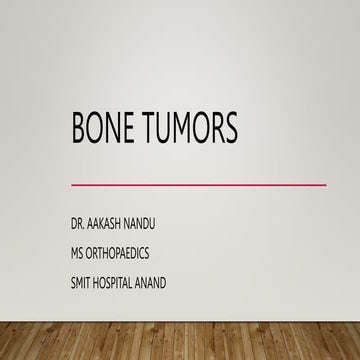 Benign bone tumors (Nutshell) | PPTX