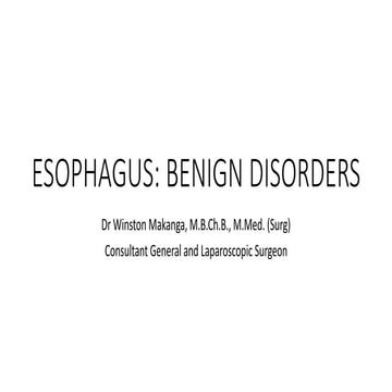 BENIGN ESOPH.pptx
