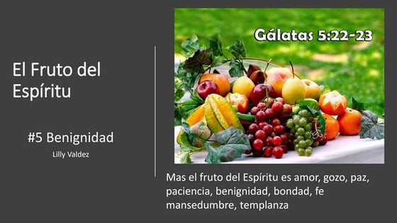 Fruto del espiritu | PDF