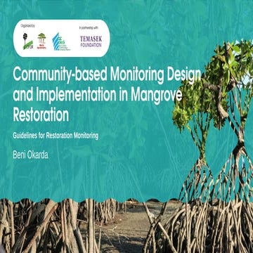 Community-based Monitoring Design and Implementation in Mangrove ...