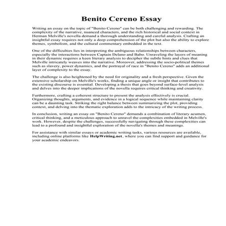 Benito Cereno Essay.pdf