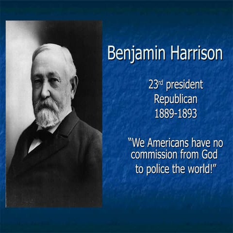 Benjamin Harrison | PPT