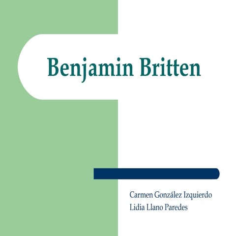 Benjamin britten | PDF