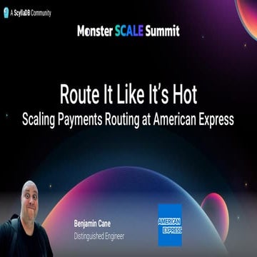 Route It Like It’s Hot: Scaling Payments Routing at American Express by ...
