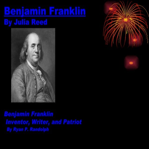 Benjamin Franklin powerpoint | PPT