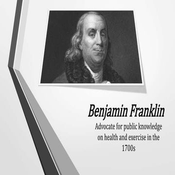 Benjamin franklin | PPT