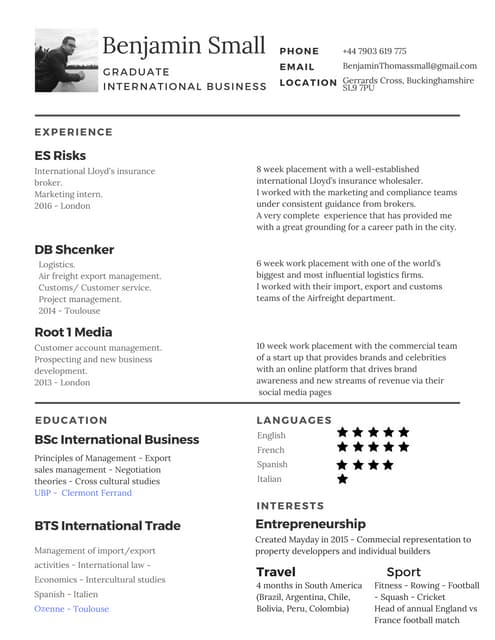 Benjamin Small presentations