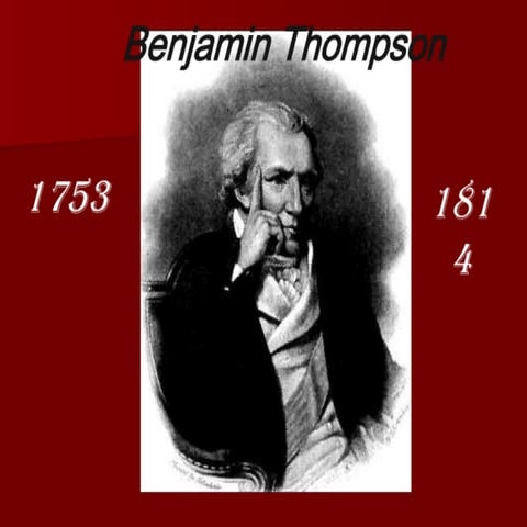Benjamin thomson | PDF
