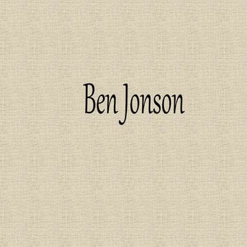 Ben johnson | PPT