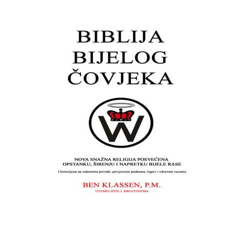 Ben klassen biblija bijelog covjeka | PDF