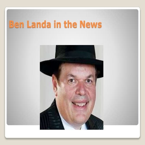 Ben Landa in the News | PPT