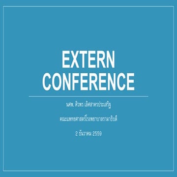 Bennett extern conference | PPTX | Death, Injury, or Military Conflict | Sensitive Topics
