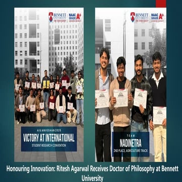 Bennett University Sets New Milestones at AIU Anveshan 2025 Multiple ...