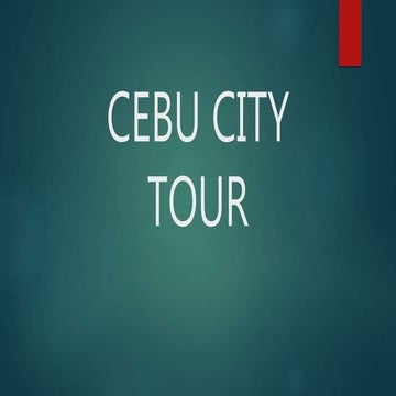 Cebu destinations | PPTX