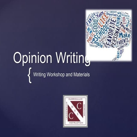 Ben porat opinion writing presentation | PPTX