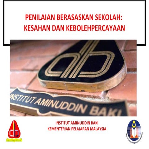 Kesahan dan kebolehpercayaan | PPTX