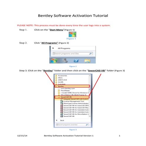 Bentley activation tutorial_final-01 | PDF