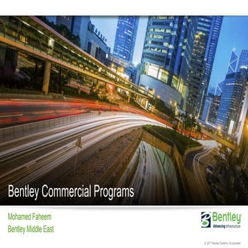 Bentley commercial programs | PPT