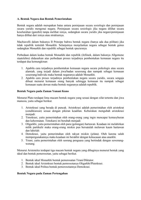 Teori Tentang Sifat Hakekat Negara | PPT