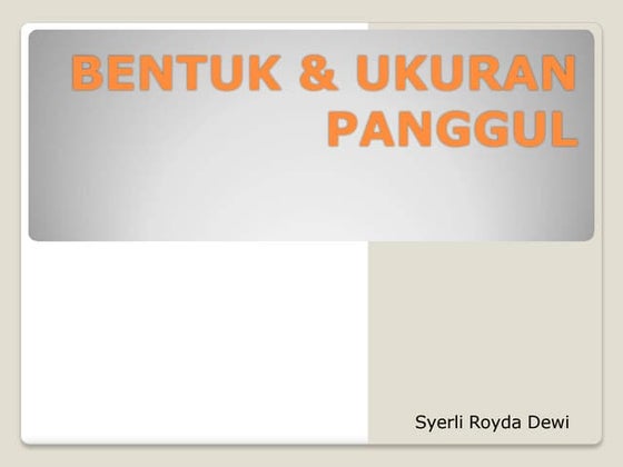 Anatomi panggul | PPTX