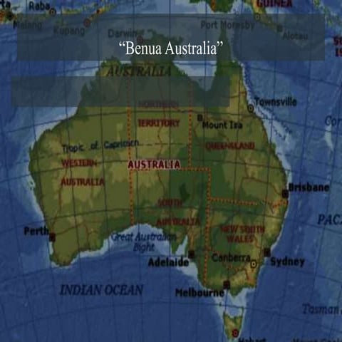 POWER POINT MATERI BENUA AUSTRALIA | PPTX