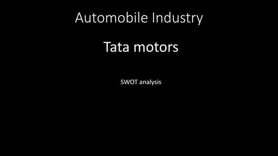 Value chain of tata motors | PPT