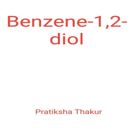 Benzene-1,2-diol | PDF
