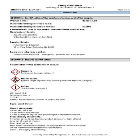 Benzoic acid | PDF