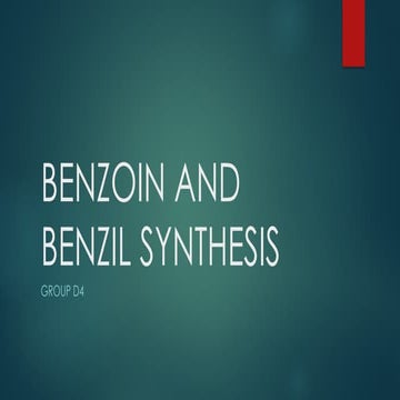 Benzil benzilic acid rearrangement | PPTX