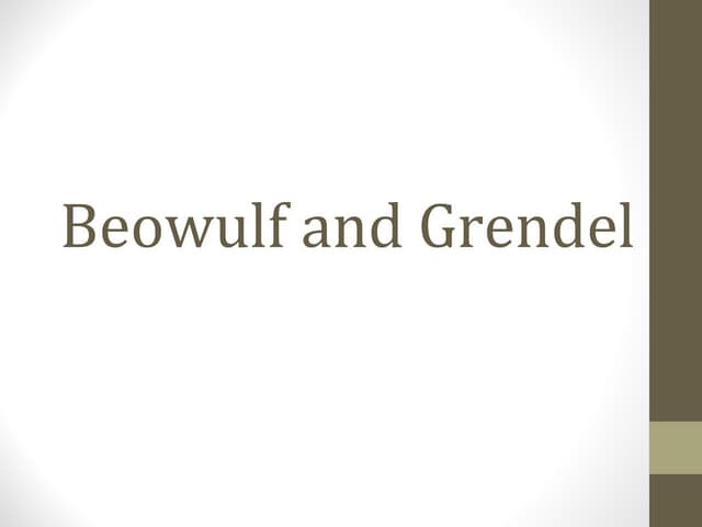 Beowulf's last battle