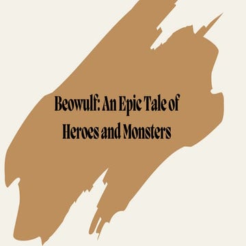 Beowulf An Epic Tale of Heroes and Monsters.pdf