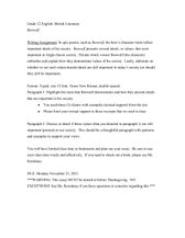 Frankenstein project group assignment sheet | PDF