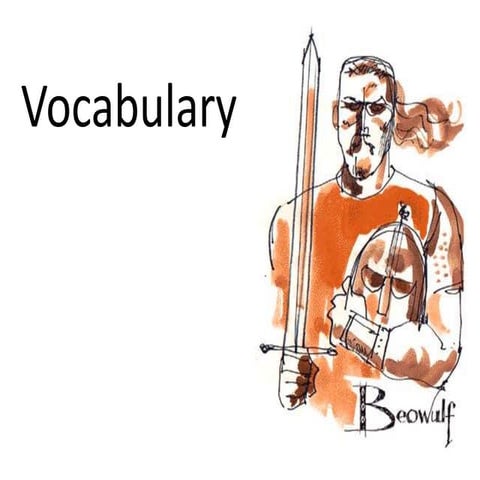 Beowulf vocabulary | PPTX
