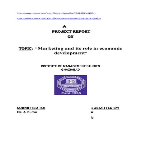 Mba project starting page | DOC