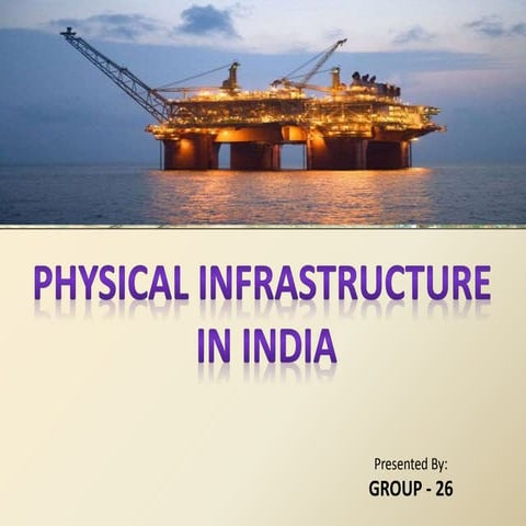 Physical Infrastructure of India - October 2010 | PPTX | Rail Travel ...