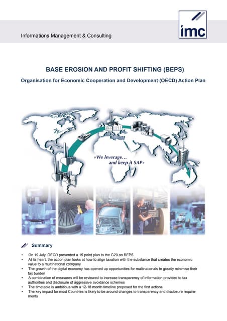 Base Erosion and Profit Shifting | PDF | Business Accounting & Finance ...