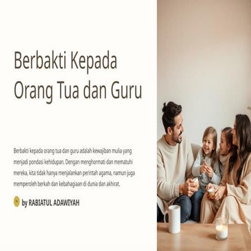 ADAB - Berbakti-Kepada-Orang-Tua-dan-GURU | PPTX