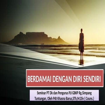 BERDAMAI_DENGAN_DIRI_SKebaktian SYUKURAN SIDI (NGAWAN PERPULUNGEN ...