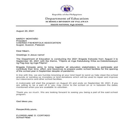 Be request letter | DOCX | Education