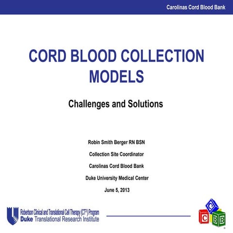 Cord Blood Collection Models | PDF