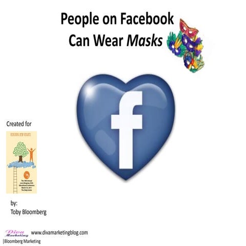 In Social Networks You Wear Masks: How To Be Safe In A Digital World | PDF