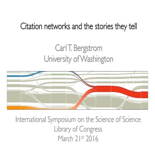 Citation metrics and the stories they tell | PPT