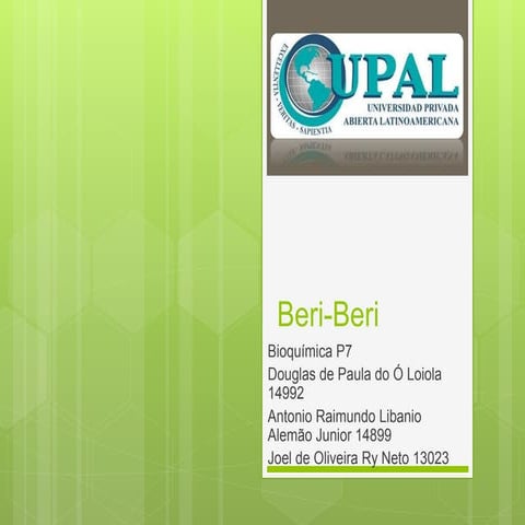Beri beri | PPTX