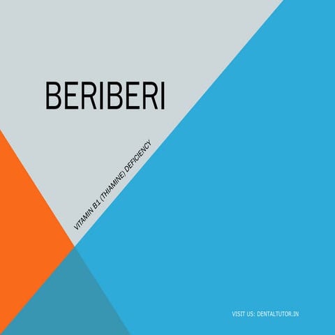 Beri beri | PPT