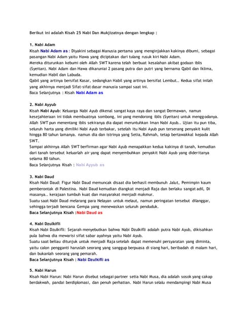 Sejarah ringkas nabi muhammad saw sejak lahir sampai wafat | PDF