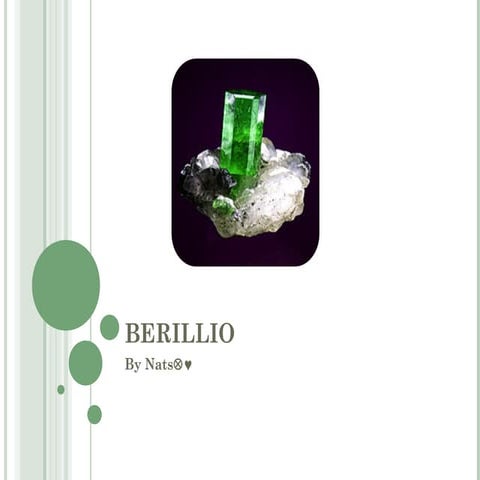 Berillio | PPT