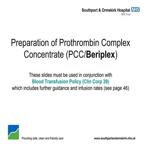 Beriplex v4 | PPT | Blood Disorders | Diseases and Conditions